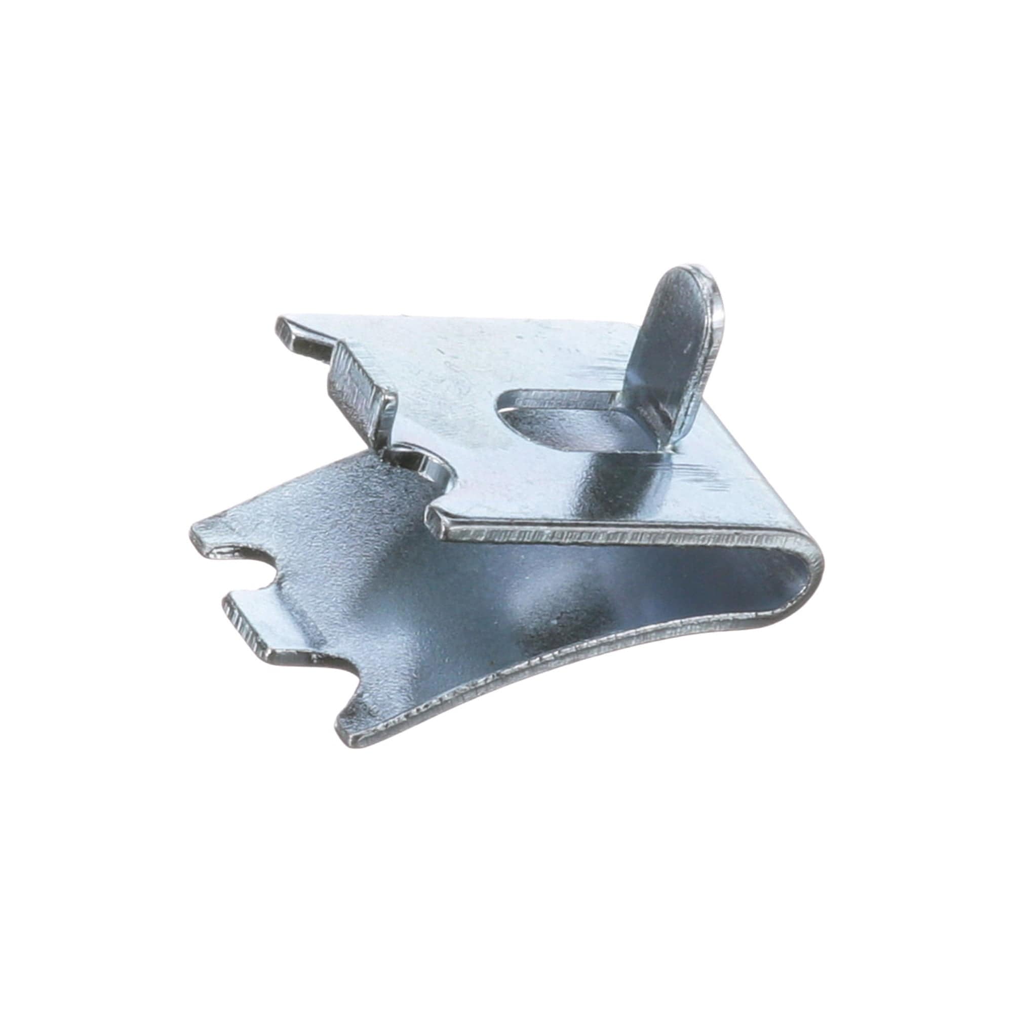23202 Zinc Plated Steel Shelf Clip Pilaster w/ Tab All Points