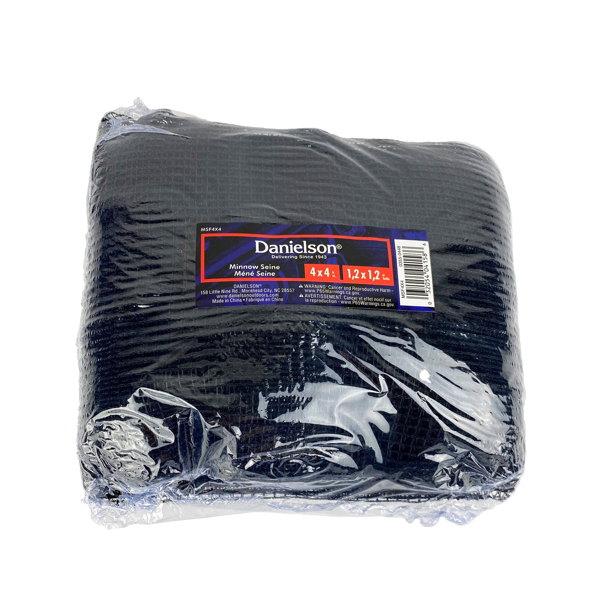 Minnow Seine 1/8" Mesh 4 x 4 MSF4X4 - Danielson 0355-0448