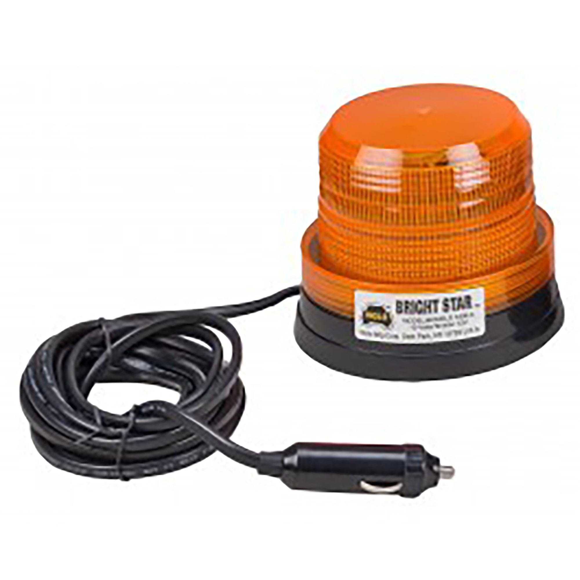 Strobe Warning Light Amber 12V Mag Mount Wolo 3300-A