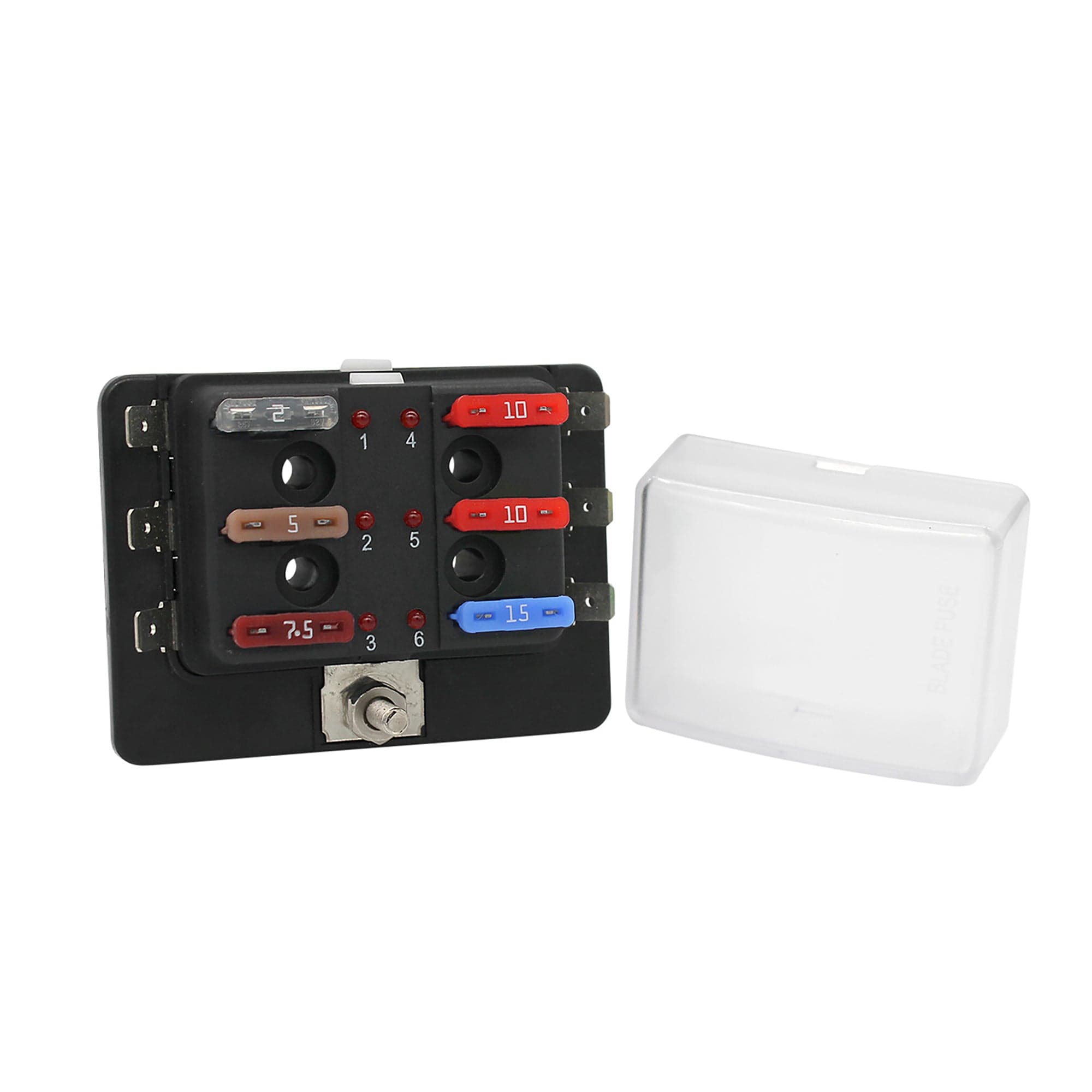 6 ATO SD Fuse Block Pdm W/ LED 880022-BP Littelfuse