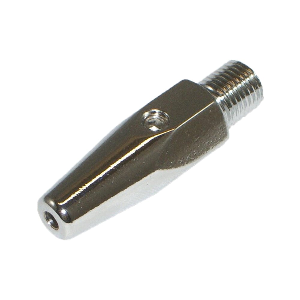 Opek AS-2 Chrome Brass Antenna Ferrule 0.100, set screw 3/8"-24T Stud