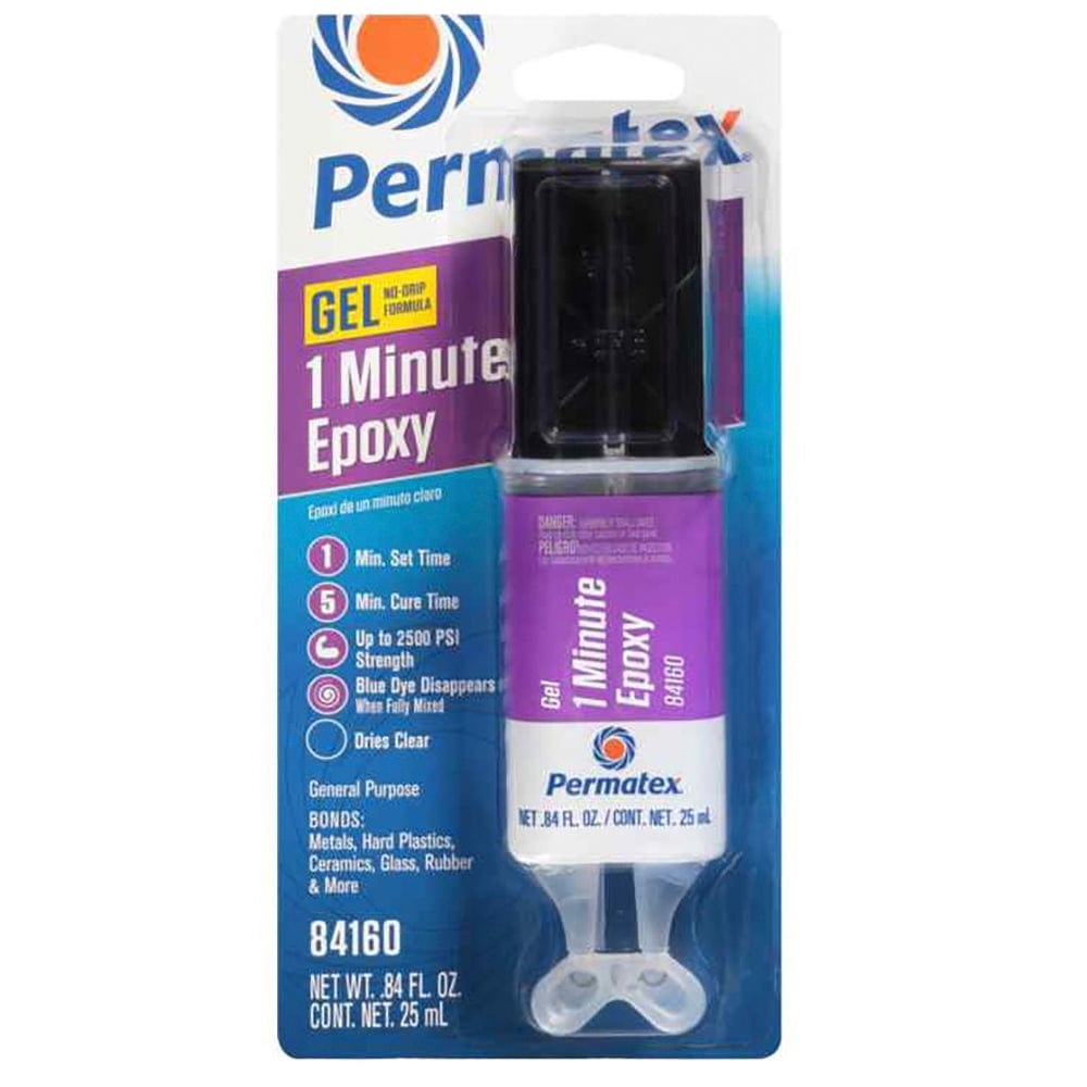 PERMAPOXY™ 1 Minute General Purpose Epoxy - Clear .84 Fl Oz - PERMATEX