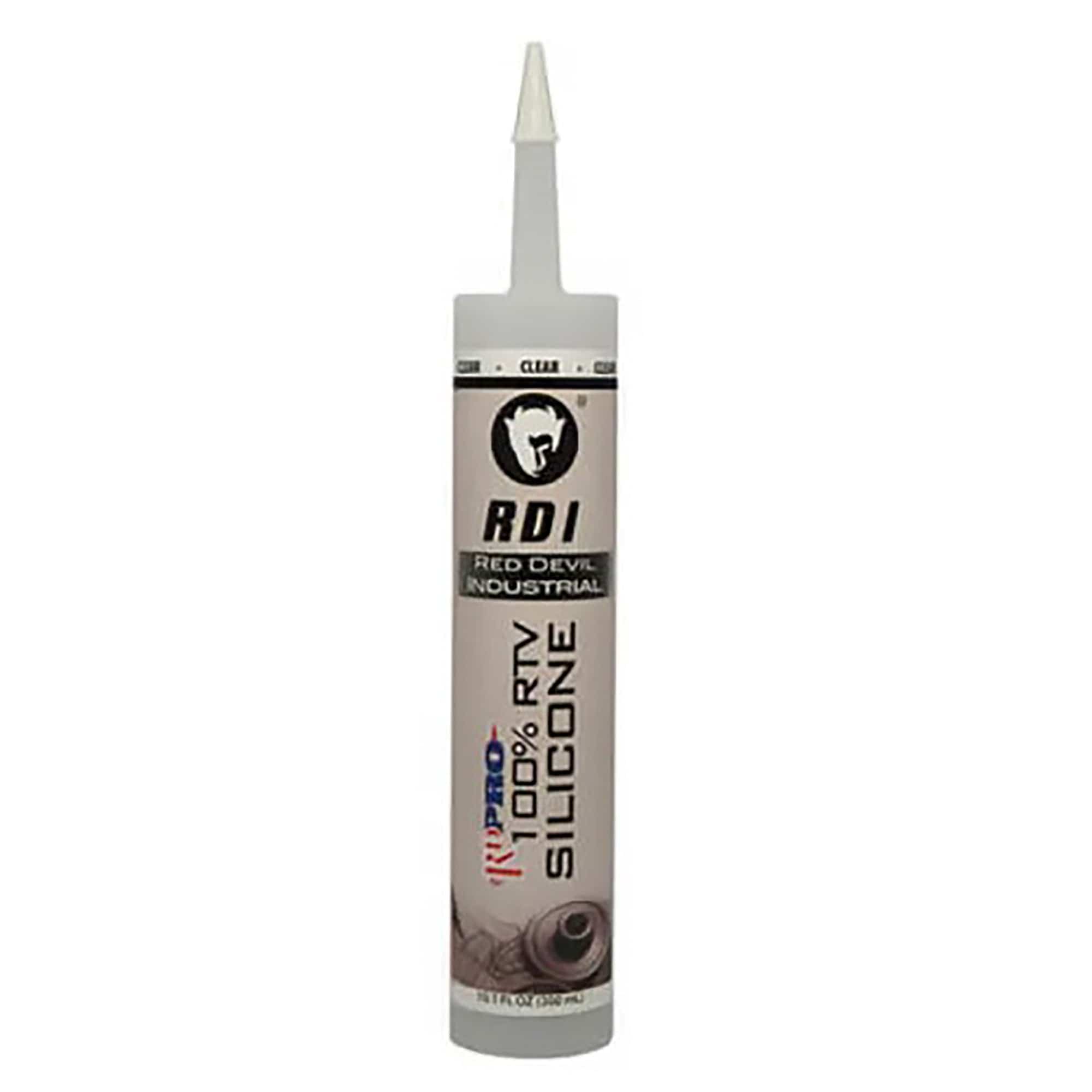 Red Devil 100% RTV SIL-Clear Sealant (CAR)-10.1 FL. Oz. - 008260I