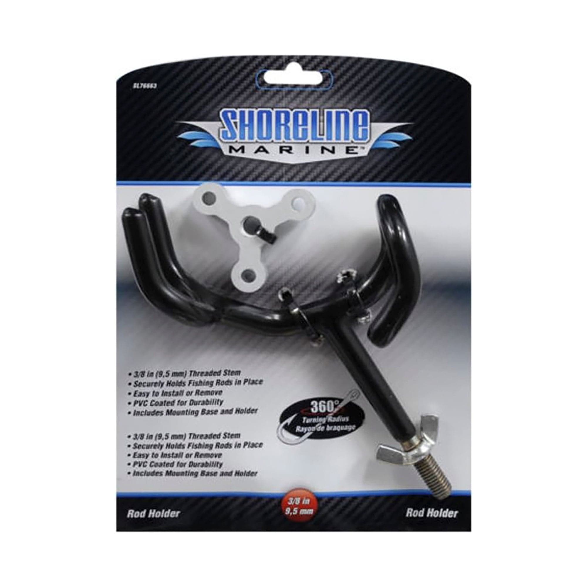 Shoreline Marine SL76663 Wire Rod Holder W/Mount