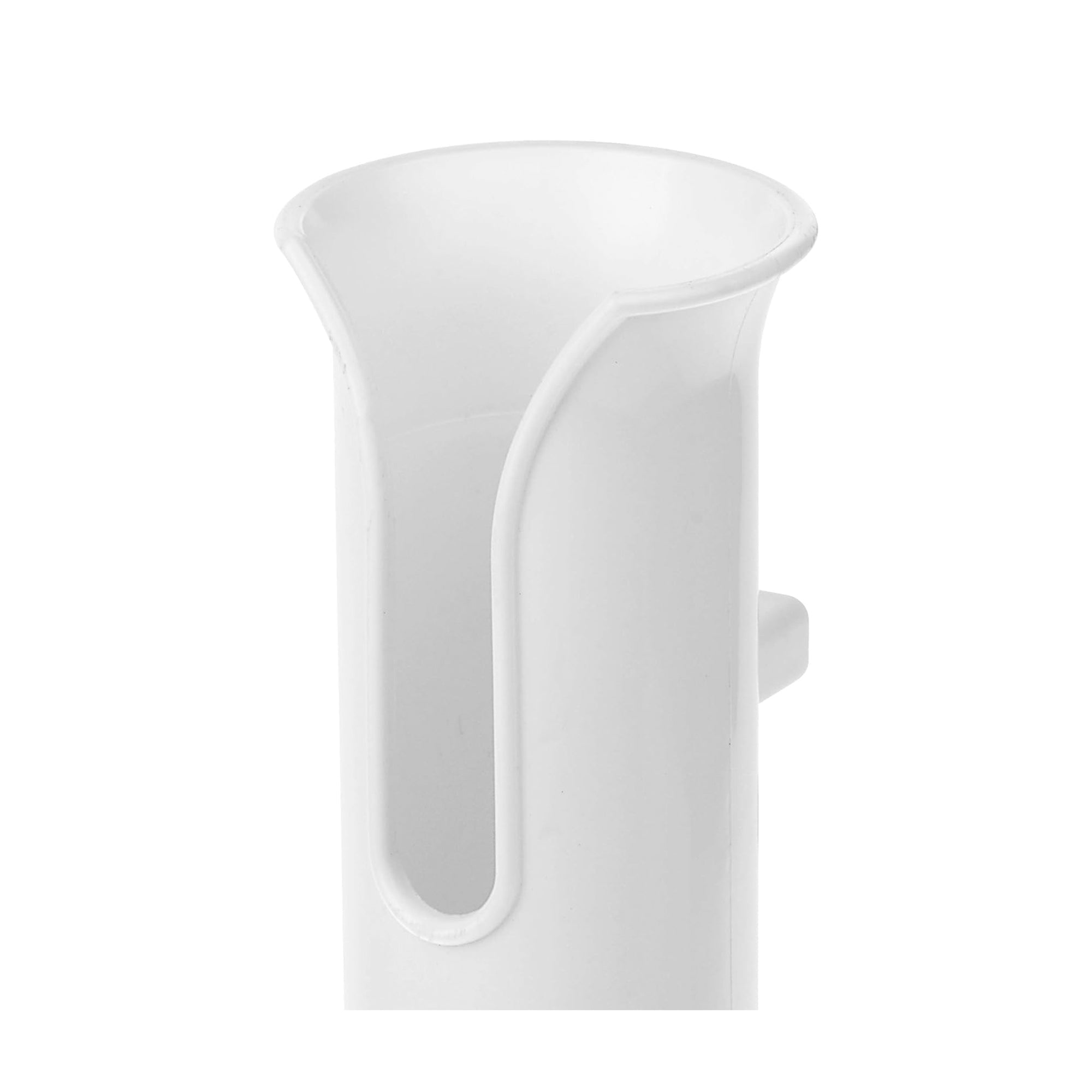 Shoreline Marine SL91357 White Tube Single Basic Rod Holder