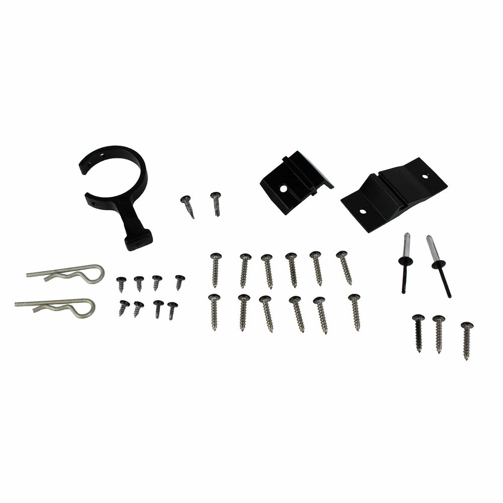 Dometic 9800015.401U 15" Awning Slide Topper Bracket Hardware Kit - Bl