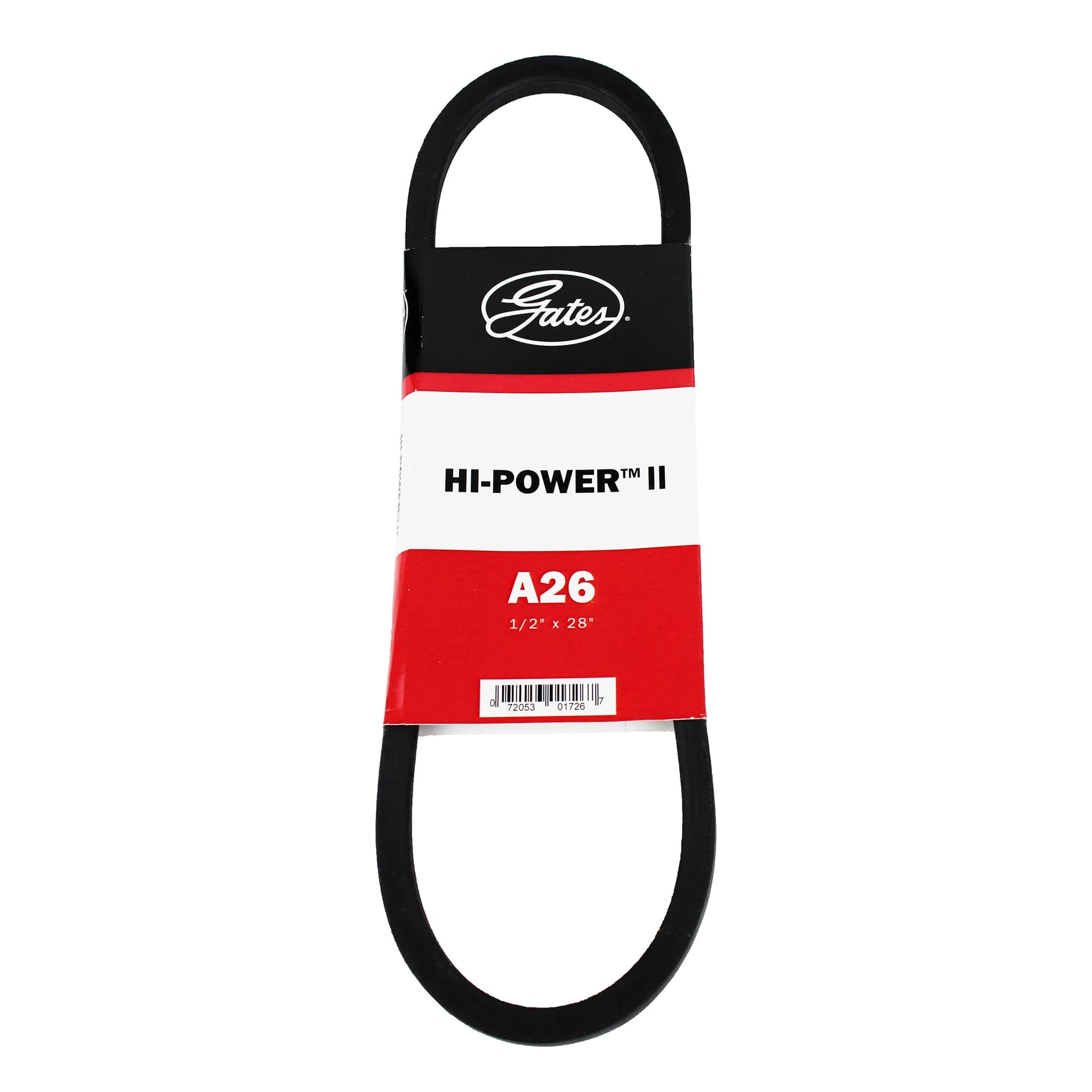 Gates A26 Hi-Power II Belt - 1/2" x 28"