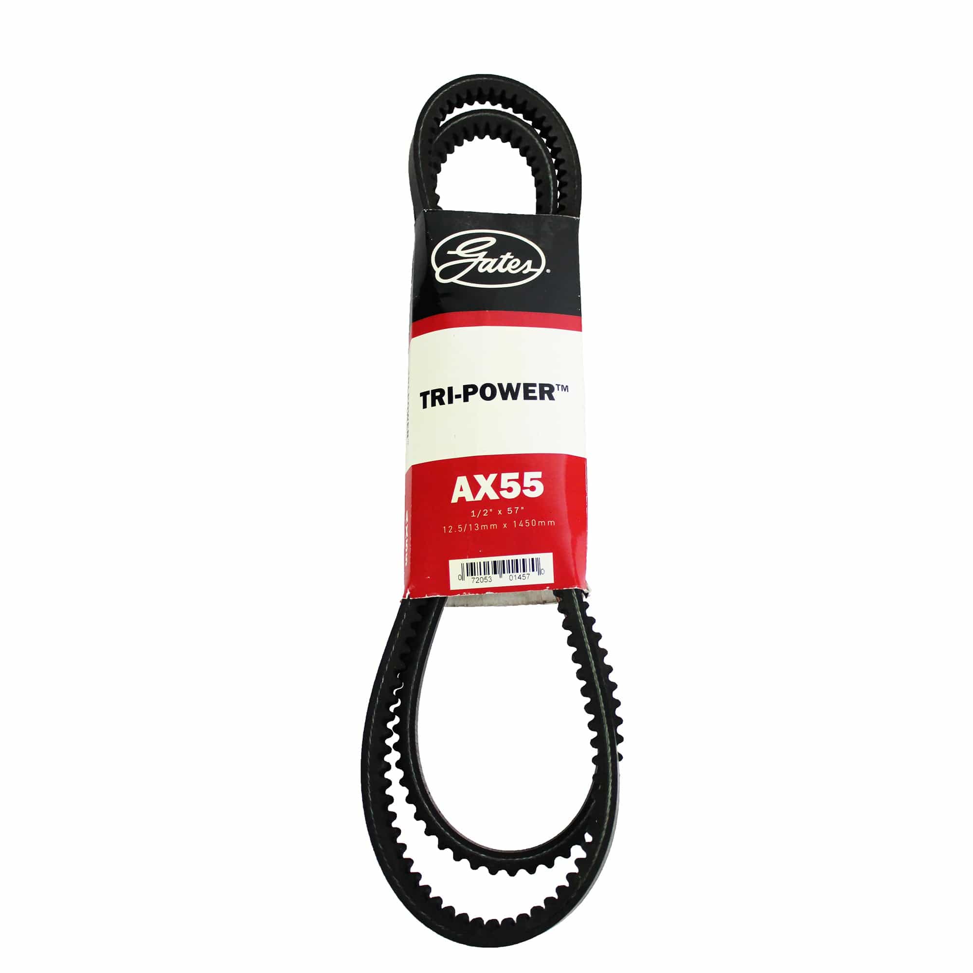 Gates AX55 Tri-Power Notched AX Section V Belt - 1/2" x 57"