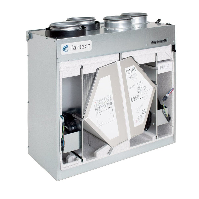 FanTech HERO120H 5" Top Duct Connection Fresh Air Appliance Hrv, 120 C