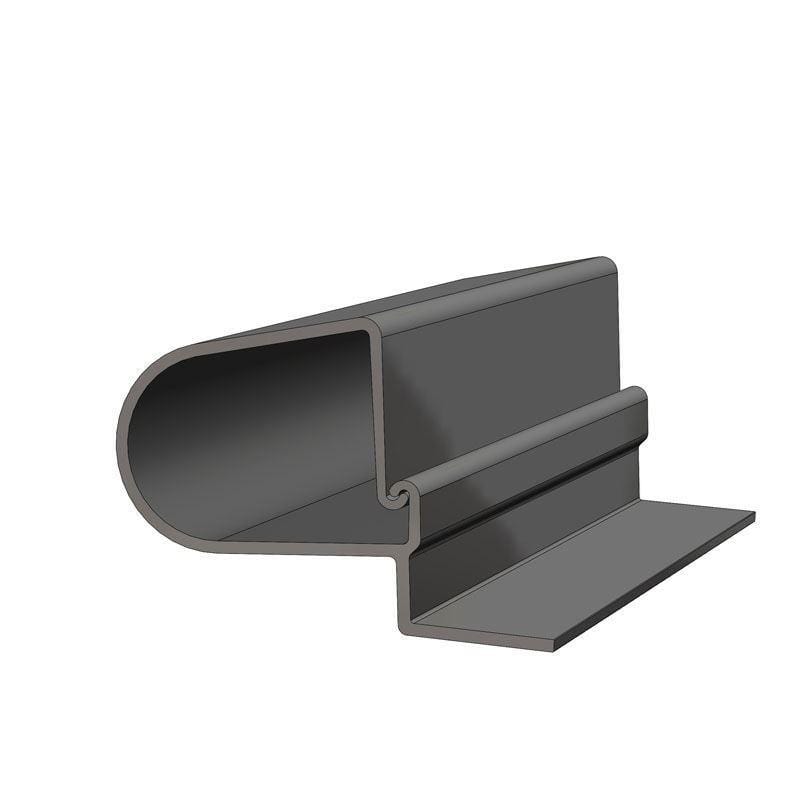 Taco Marine V25-9753BKA10 Black Rigid PVC Wire, Cable Chase 10'