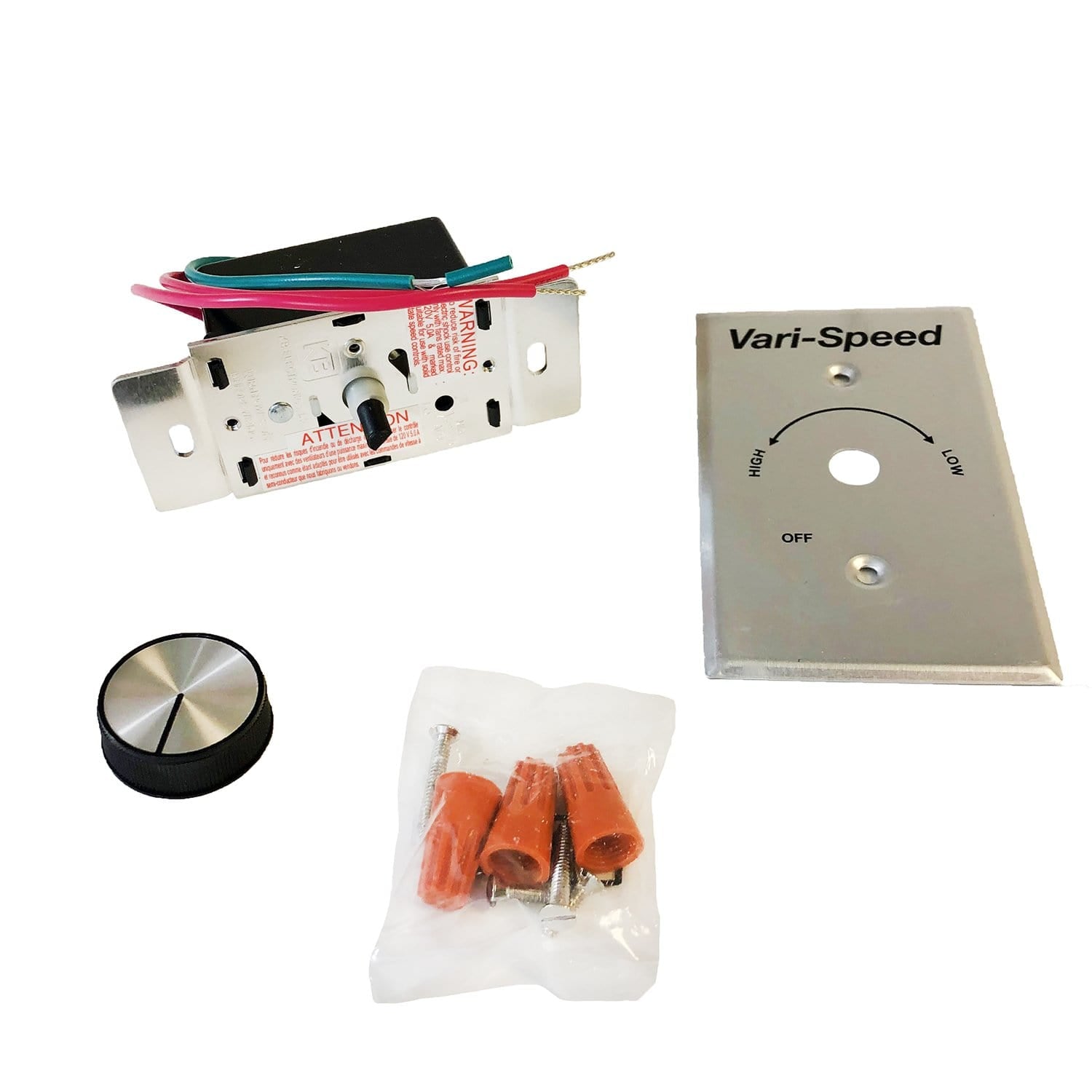 FanTech WC15 Speed Controller W/ On/Off, 115-1-60, 5A